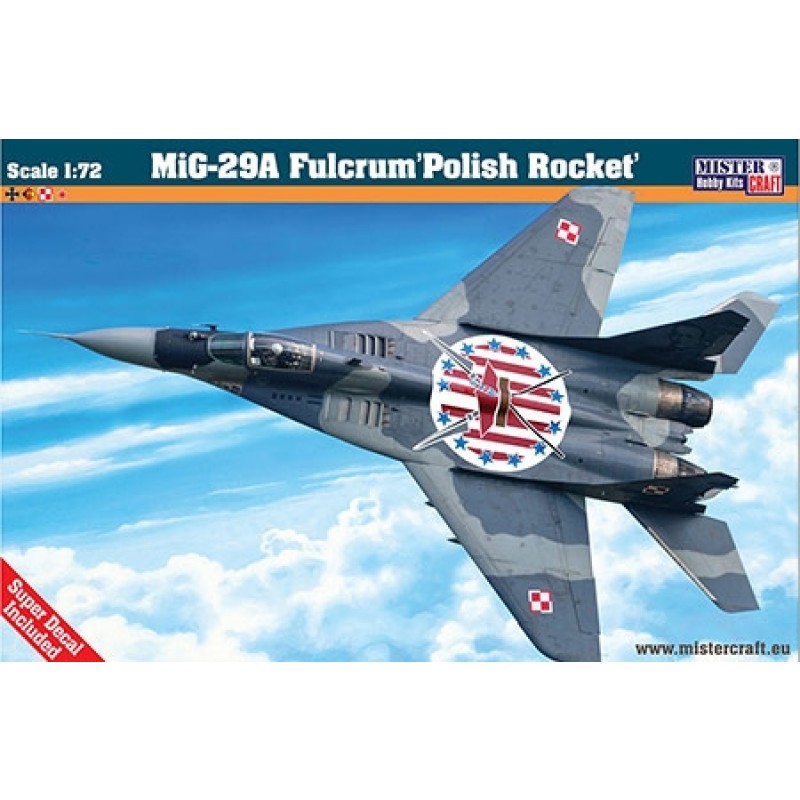 MIG-29A Fulcrum Polish Rocket - 1/72 - Aviões