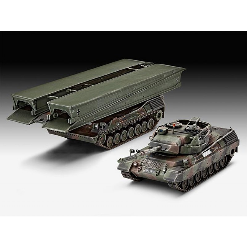 Tanque Leopard 1A5 + Biber - 1/72 - Tanques e Outros - Militaria