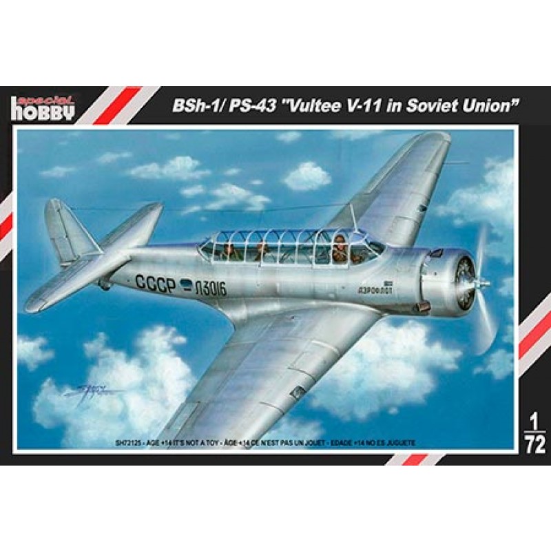 Bsh-1/PS-43 Vultee V-11 in Soviet Union - 1/72 - Militar 1/72 - Aviões