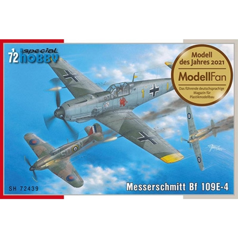 Messerschmitt Bf 109E-4 - 1/72 - Militar 1/72 - Aviões