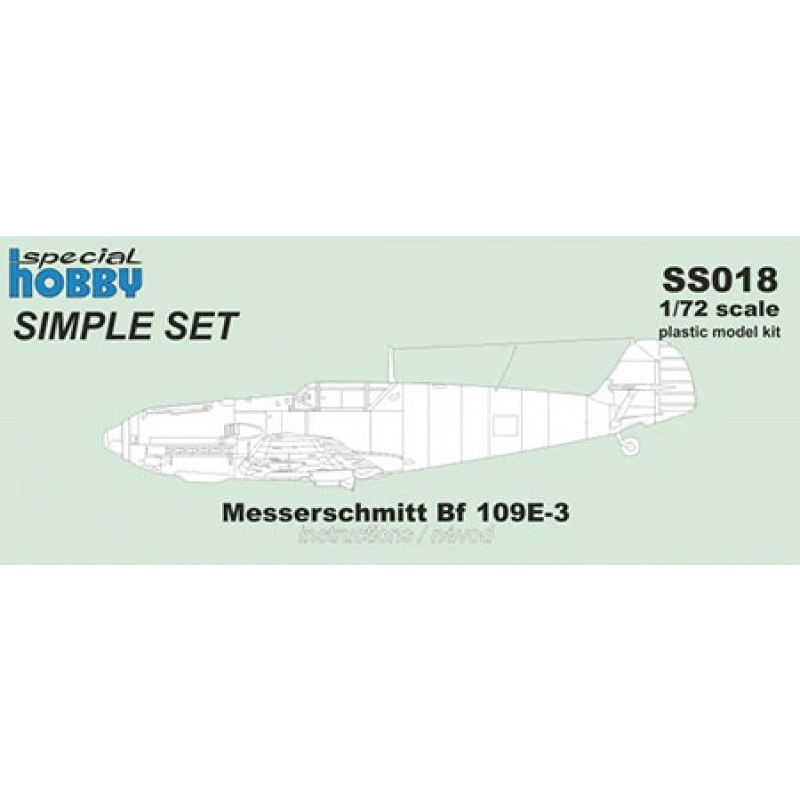 Messerschmitt Bf 109E-3 Simple Set - 1/72 - Aviões